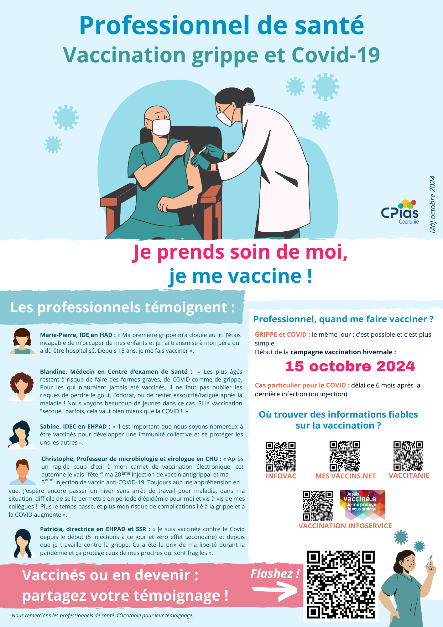 Campagne vaccination grippe, Covid-19 (2024-2025) - Centre d’Appui pour ...